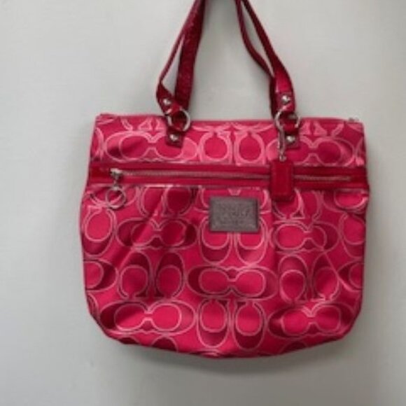 Coach | Bags | Classic Coach Signature Red Tote | Poshmark